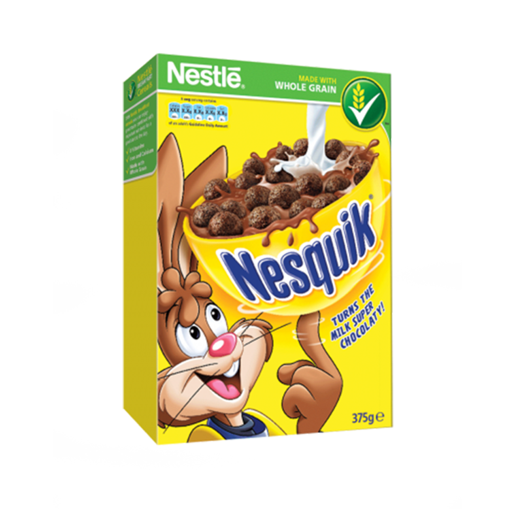 Nesquik Cereal Chocolate Flavor 375G at Douglas Squires blog
